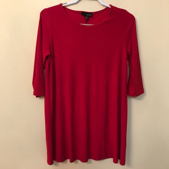 Sun Kim | Dresses | Sun Kim Comfy Red Tunic Top | Poshmark
